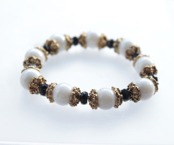 SALG Karamikk armbånd - Epla