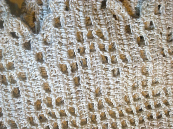 Heklet blonde/ kappe - Epla