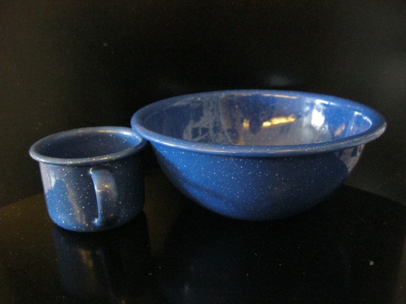 Emaljekopp og bolle - Epla