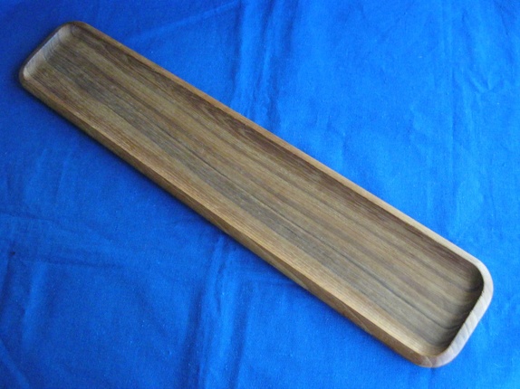 Langt smalt teakfat - Epla