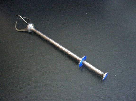 Blå emalje sukkerklype - Epla