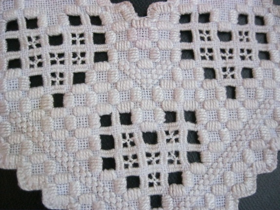 Hjerte Hardangersøm 12*12 cm - Epla