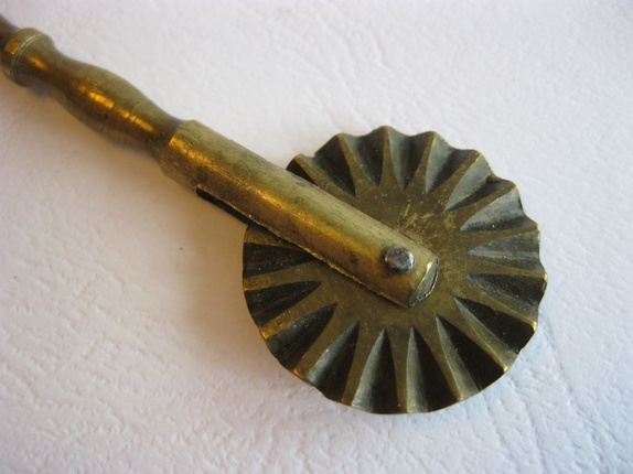 Antikk baketrinse bronse - Epla