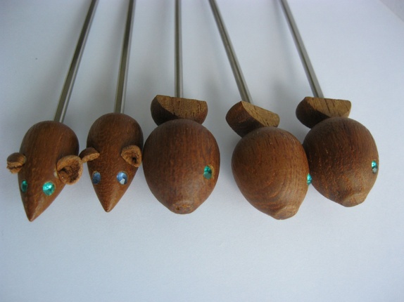 1960-talls teak cocktailpinner - Epla