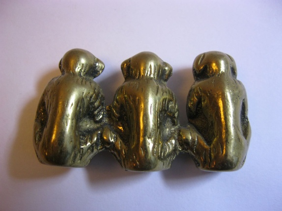 Miniatyr Tre vise aper - Epla