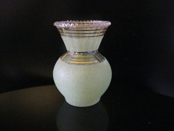 Liten vase frostet glass - Epla