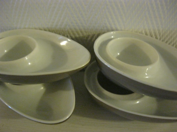 4 eggeglass plast 1959 - Epla