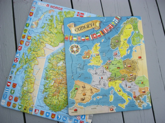 To puslespill kart - Epla