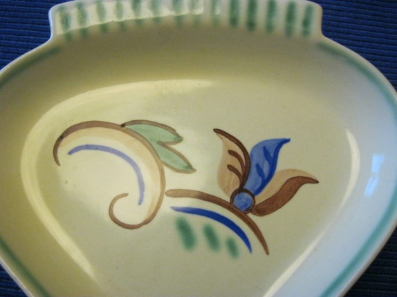 Håndmalt Egersund lite fat - Epla