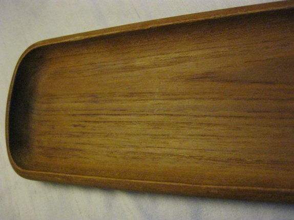 Smalt fat norsk teak 60-talls - Epla