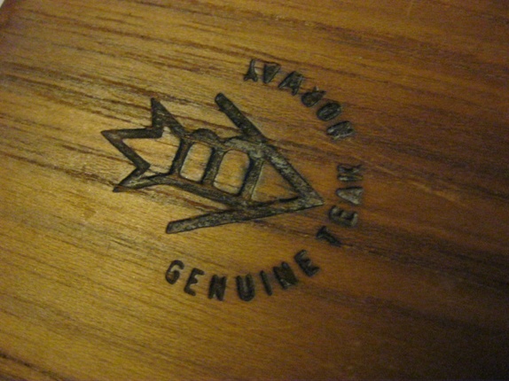 Smalt fat norsk teak 60-talls - Epla