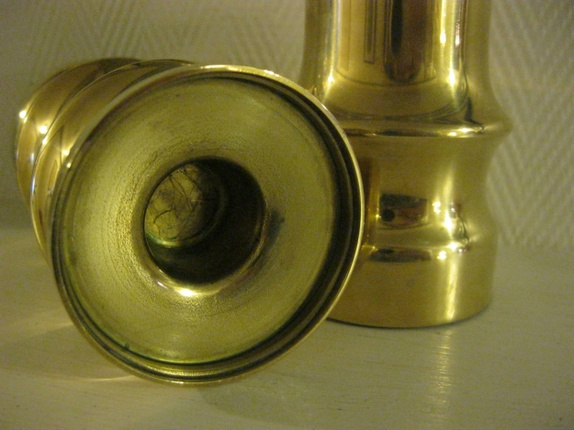 Danske messing lysestaker - Epla