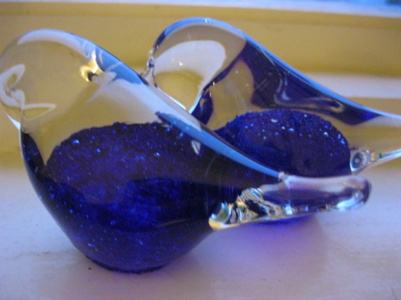 Benny Motzfeldt 2 blå fugler - Epla