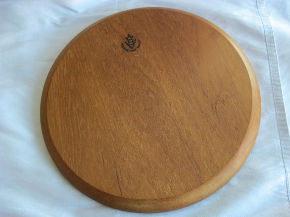 Norsk fat teak signert - Epla