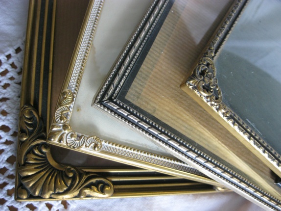 4 gamle rammer metall - Epla