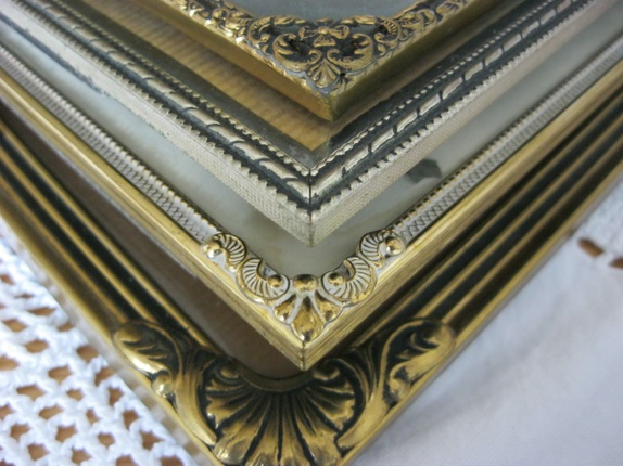 4 gamle rammer metall - Epla