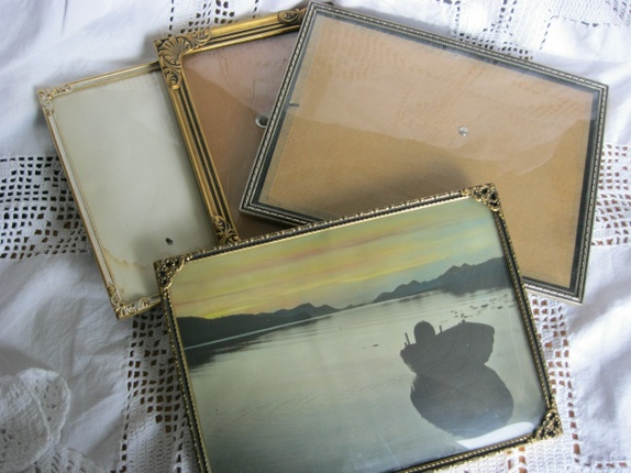 4 gamle rammer metall - Epla