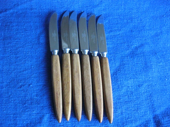 Norske teak fruktkniver - Epla