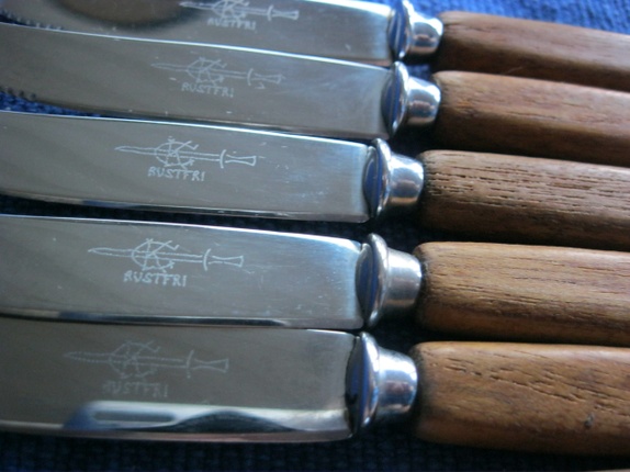 Norske teak fruktkniver - Epla