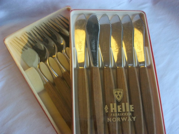 Helle Bard teakbestikk - Epla