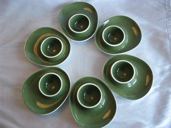 Seks Figgjo eggeglass - Epla