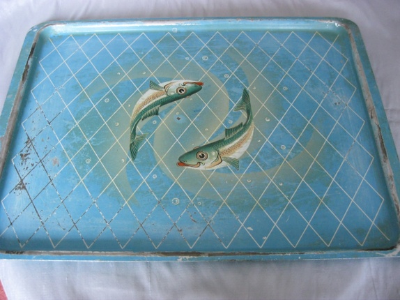 Bjelland blått brett - Epla