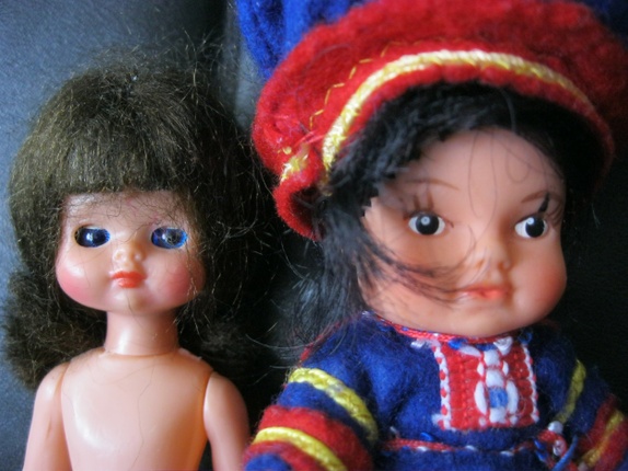 To små dukker - Epla