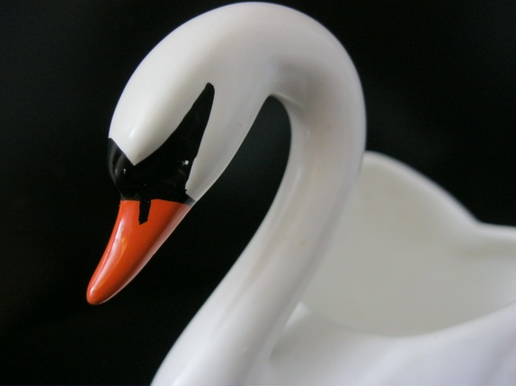 Hvit svane keramikk - Epla