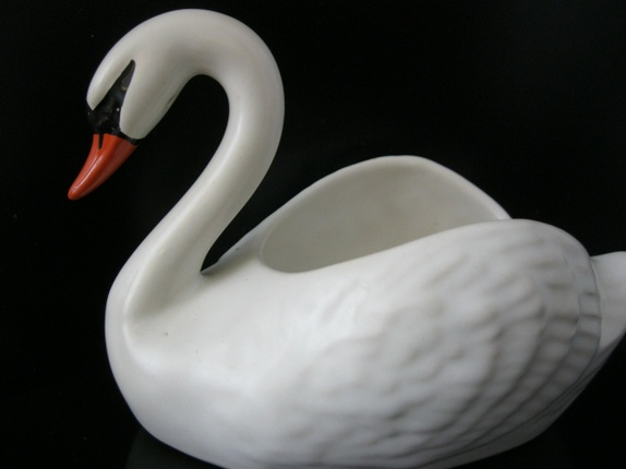 Hvit svane keramikk - Epla