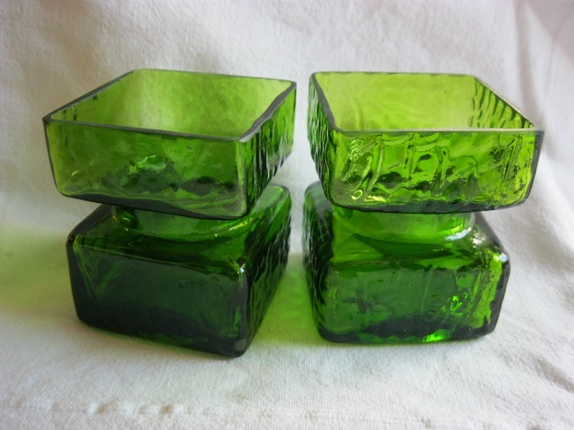 2 mini Pala grønne vaser - Epla