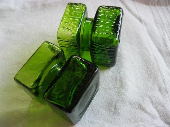 2 mini Pala grønne vaser - Epla