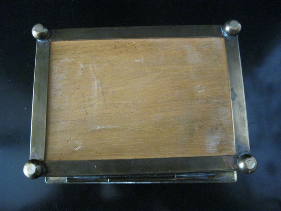 Norsk skrin messing teak - Epla