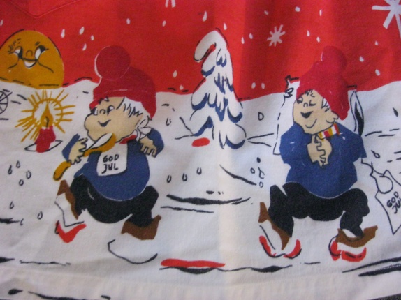 Vintage juleforkle - Epla