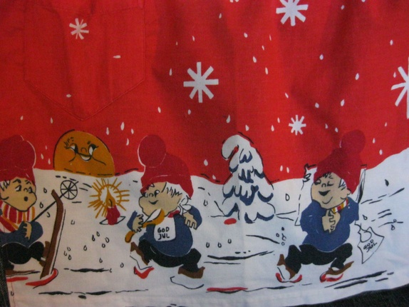 Vintage juleforkle - Epla