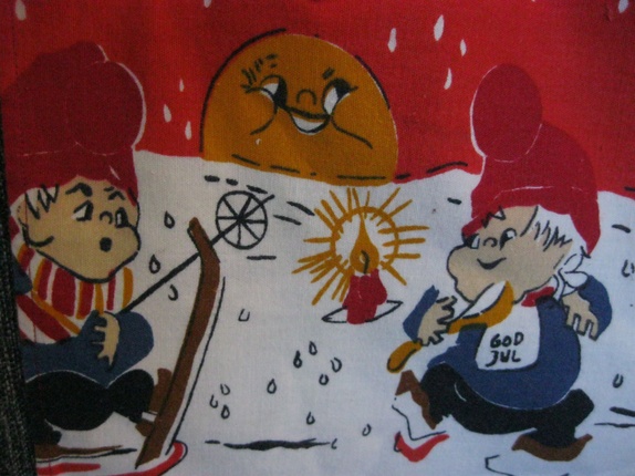 Vintage juleforkle - Epla