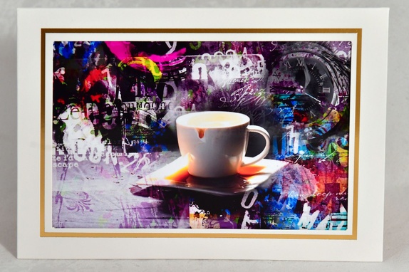 10 stk kort med kaffemotiv - Epla