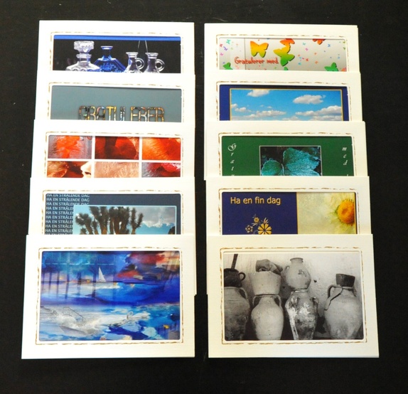 Kortpakke - 10 stk kort med konvolutt - Epla