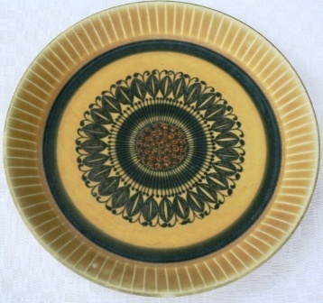 Stavangerflint, seks tallerkener. Vintage - Epla