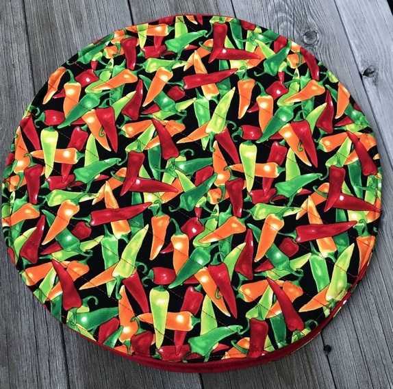 Tacolefsevarmer - tortilla-varmer stor rød/orange/sort - Epla