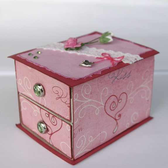 Gaveeske, smykkeskrin - Epla