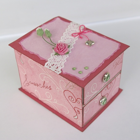 Gaveeske, smykkeskrin - Epla