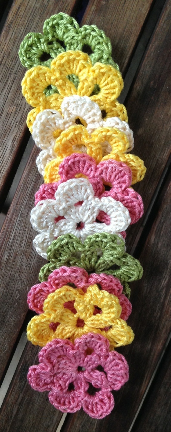 Heklede blomster - Epla