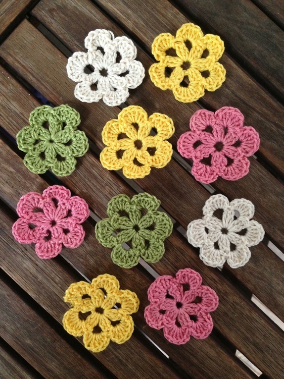 Heklede blomster - Epla