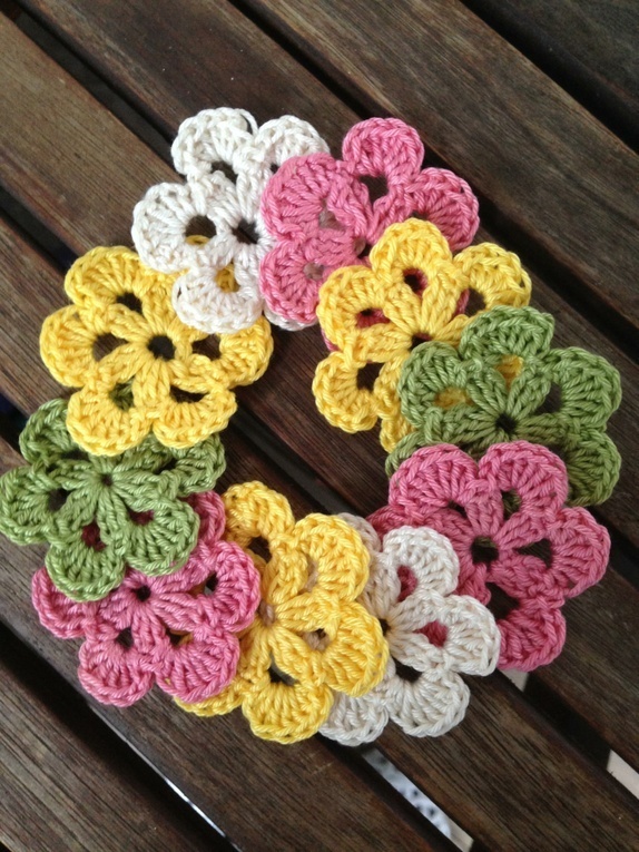 Heklede blomster - Epla