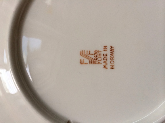 Kong Haakon jubileumsplatte Figgjo - Epla