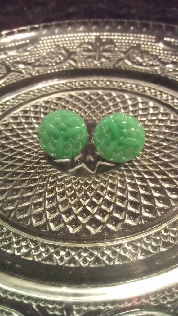 Stud-øredobb med retro-knapper - Epla