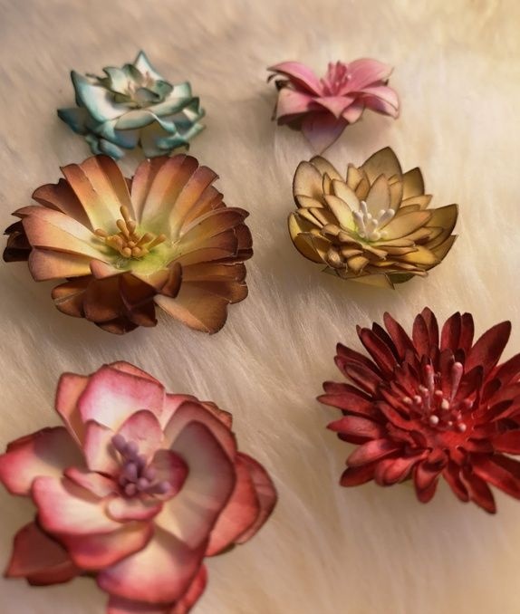 Håndlagede papir blomster - Epla