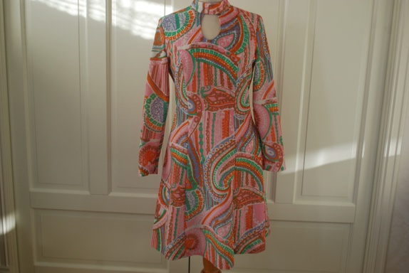 Vintage kjole i pastell - ca str 40. - Epla