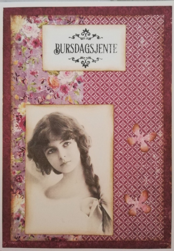 Vintage kort. - Epla