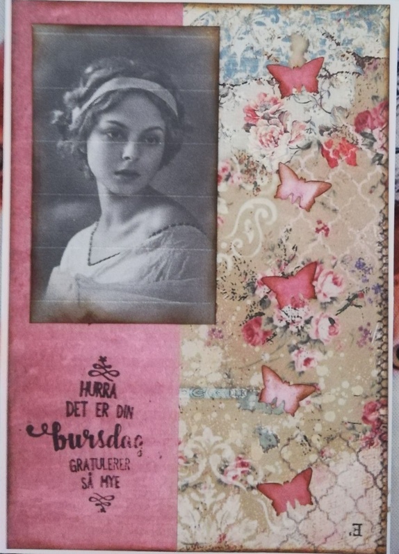 Vintage kort. - Epla